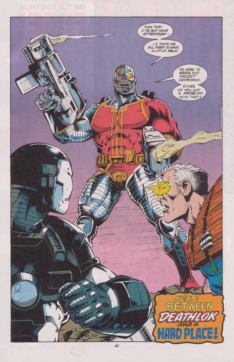 SBTU Presents VS: War Machine vs. Cable | The Unspoken Decade: 90's ...