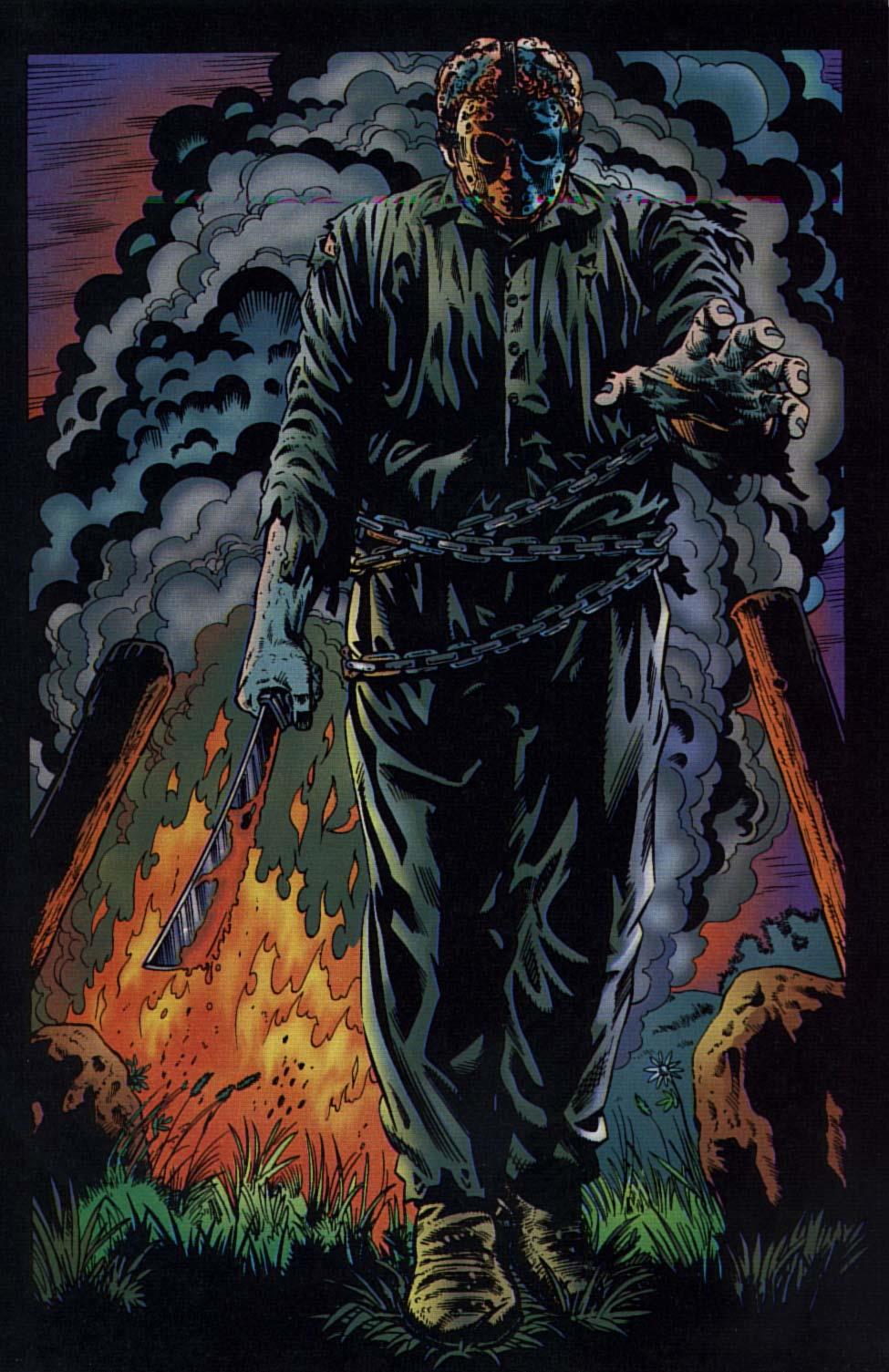 Slash Fiction: Jason vs. Leatherface | The Unspoken Decade: 90's Comic ...